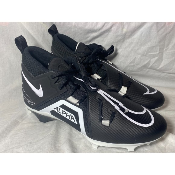 Nike | Shoes | New Nike Alpha Menace Pro 3 Football Cleats Black White ...